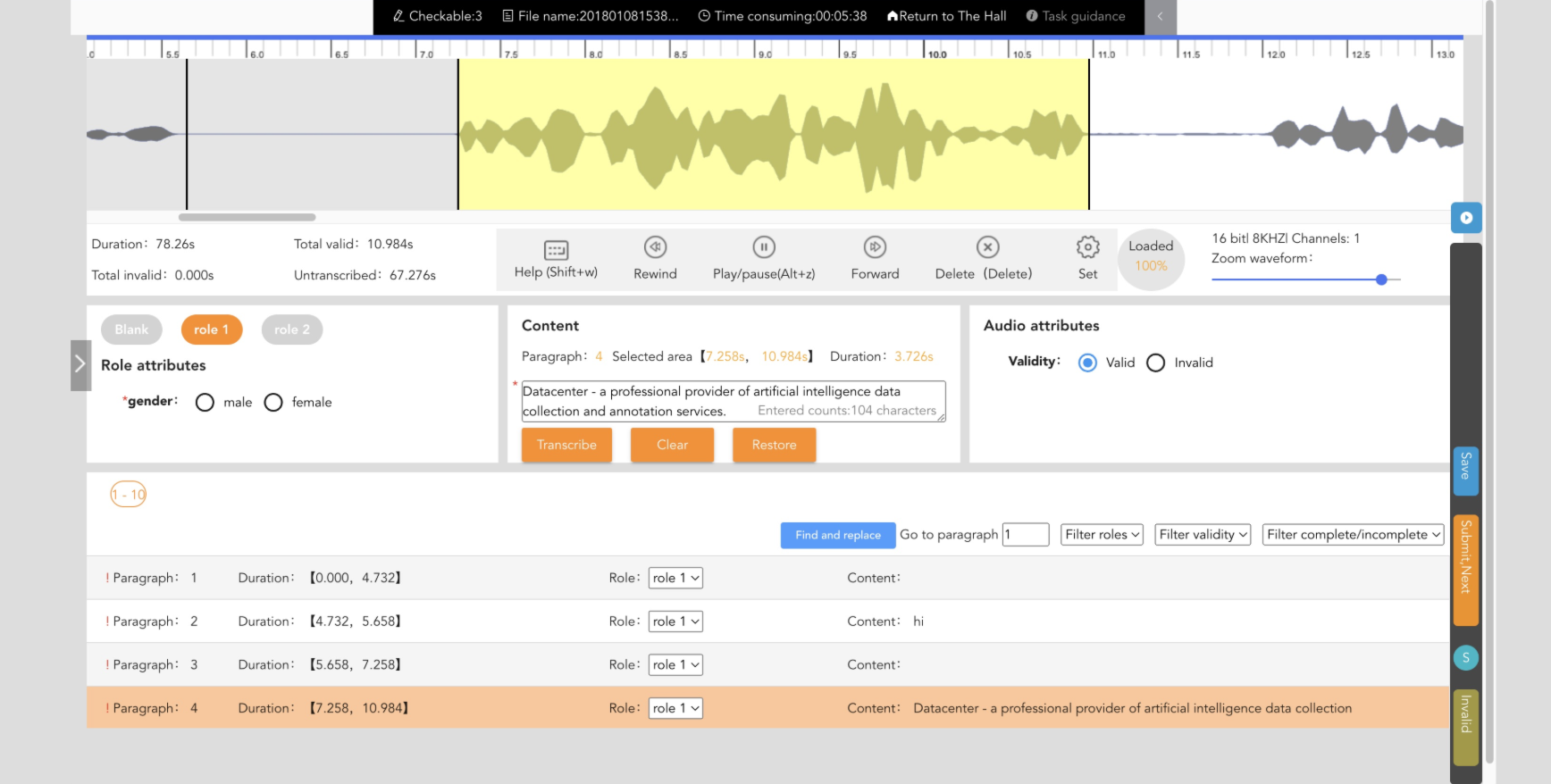 Data Annotation Platform - Datatang
